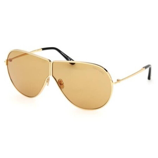 Tom Ford Keating Amber Pilot Unisex Sunglasses FT1158 30E 71 ...
