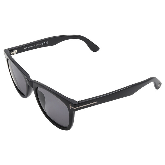 Tom Ford Kevyn Polarized Smoke Square Men's Sunglasses FT1099-N 01D 52 ...