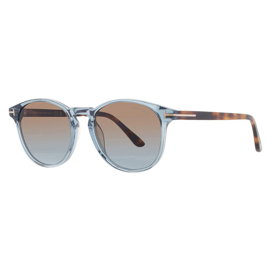 Tom Ford Lewis Brown Gradient Oval Men's Sunglasses FT1097 90F 53 ...