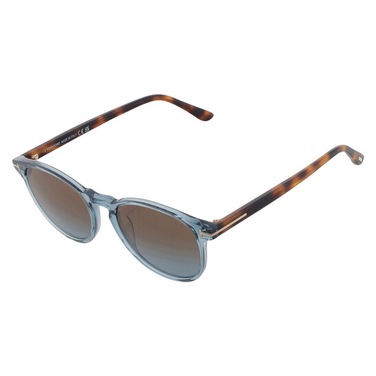 Tom Ford Lewis Brown Gradient Oval Men's Sunglasses FT1097 90F 53 ...