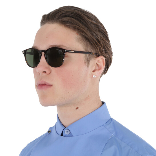 Tom Ford Lewis Green Oval Men's Sunglasses FT1097 52N 53 889214477927 ...