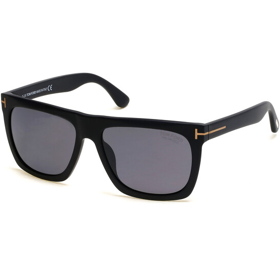 Tom Ford Morgan Polarized Smoke Square Men's Sunglasses FT0513 02D 57 ...