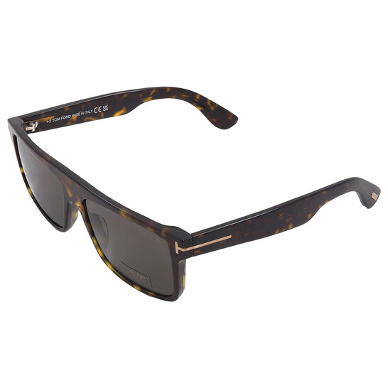 Tom Ford Philippe Smoke Rectangular Men's Sunglasses FT0999 52A 58 ...