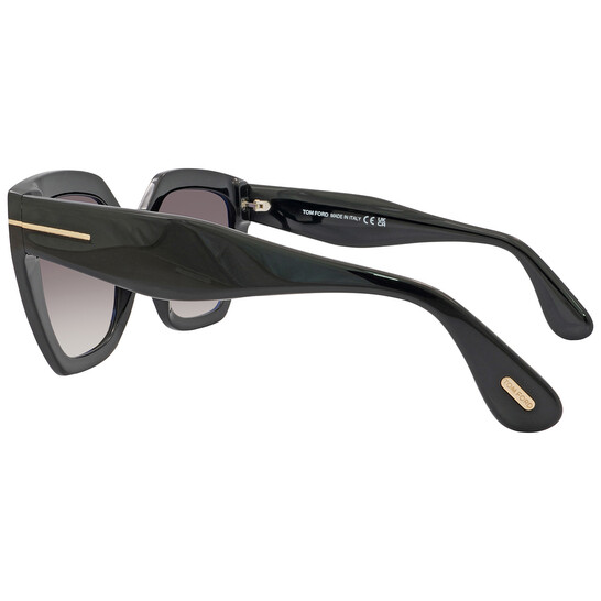 Tom Ford Phoebe Grey Butterfly Ladies Sunglasses FT0939 01B 56 ...