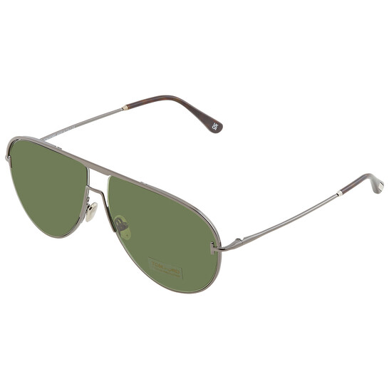 Tom Ford Theo Green Pilot Men's Sunglasses FT0924 12N 60 889214317810 ...