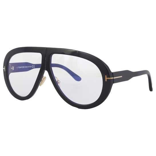 Tom Ford Troy Blue Light Block Pilot Unisex Sunglasses FT0836 001 61 ...