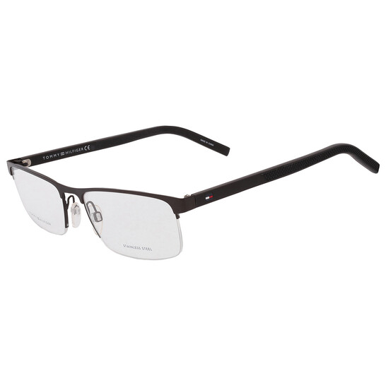 Tommy Hilfiger Demo Rectangular Men's Eyeglasses TH 1594 0R80 55 ...