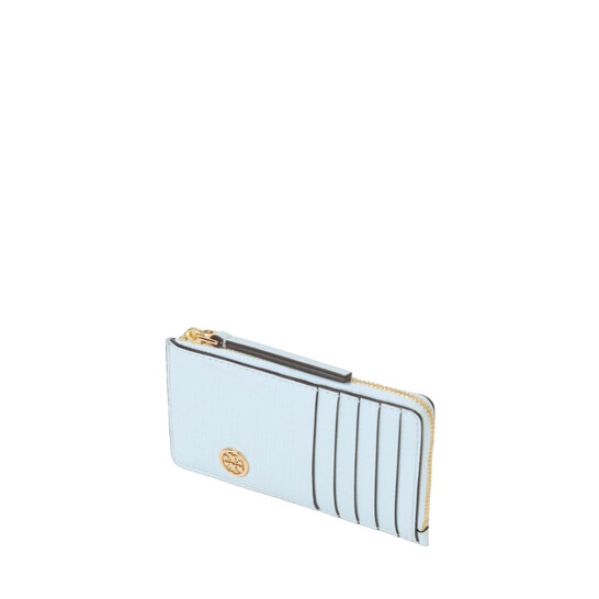 Tory Burch Patent Leather Robinson Crosshatched Card Case 158691-400 ...