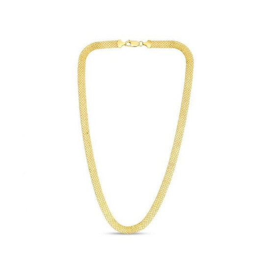 Tresorra 14K Yellow Gold Bismark Chain Necklace 67255 - Jewelry, Ladies ...