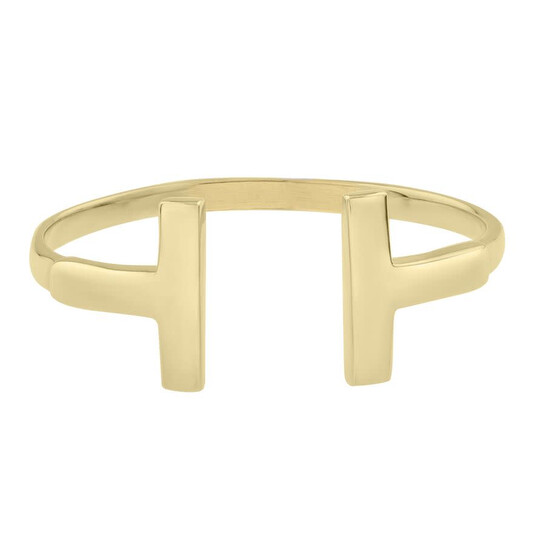 Tresorra 14K Yellow Gold T-Bar Ring 67473 - Jewelry, Ladies Jewelry ...