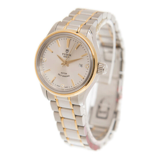 Tudor Style Automatic Champagne Dial Ladies Watch 12103-0005 - Watches ...