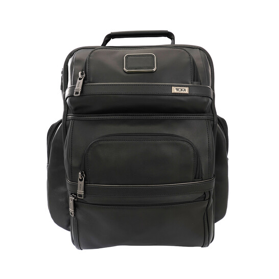 Tumi Black Leather Alpha 3 Brief Pack 09603580DL3 0742315477817 ...
