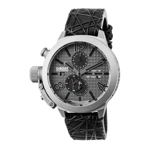 U-Boat Classico Chronograph Automatic Grey Dial Men's Watch 3002 ...