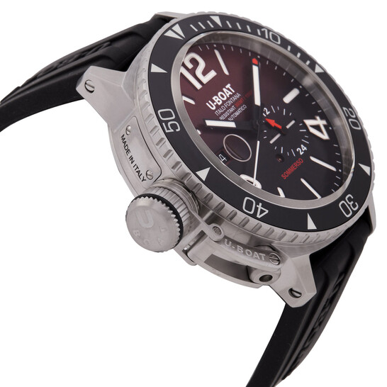 U-Boat Sommerso Automatic Red Dial Men's Watch 9521 - Watches, Sommerso ...