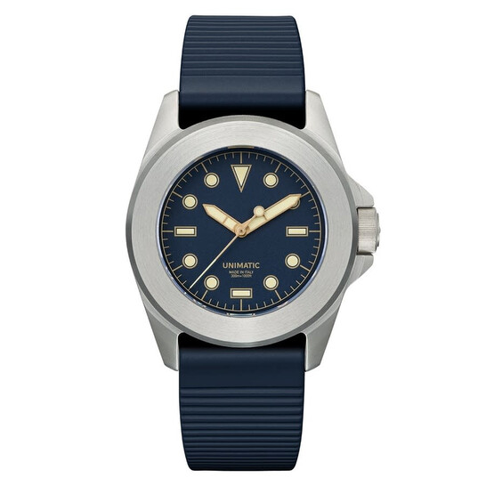Unimatic Modello Quattro Automatic Blue Dial Men's Watch U4S-8N ...