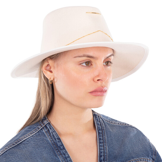 Van Palma Ladies White Anna Hat, Size Medium ANNA-OFF WHITE - Jomashop