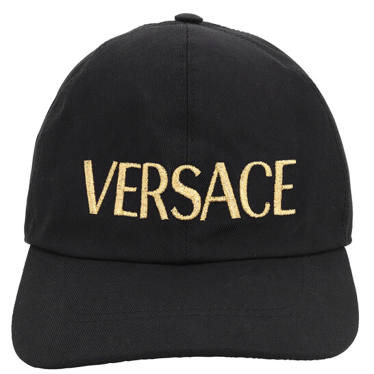 Versace Black Embroidered Logo Baseball Cap, Size 59 ICAP006-A234764 ...