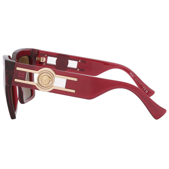 Versace Brown Butterfly Ladies Sunglasses VE4458 543073 54 ...