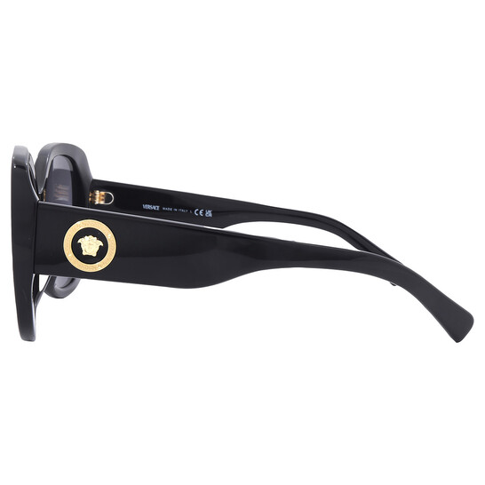 Versace Dark Grey Butterfly Sunglasses VE4387F GB1/87 56 8056597225038 ...