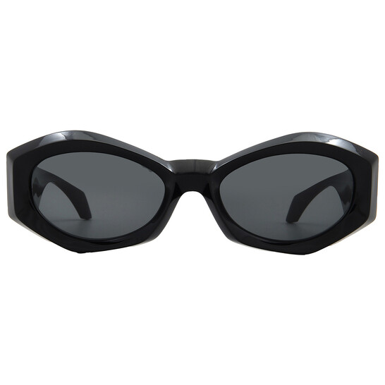 Versace Dark Grey Geometric Ladies Sunglasses VE4466U GB1/87 54 ...