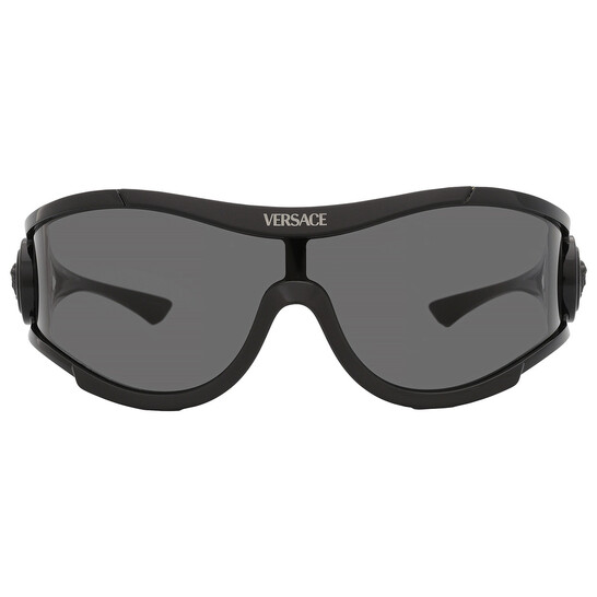 Versace Dark Grey Shield Unisex Sunglasses VE4475 536087 142 ...