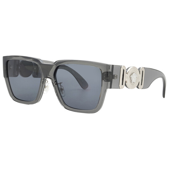 Versace Dark Grey Square Men's Sunglasses VE4483D 593/87 57 ...