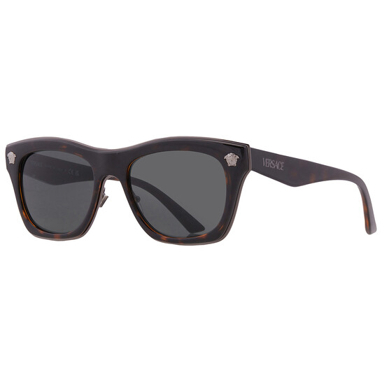 Versace Dark Grey Square Men's Sunglasses VE2272 108/87 53 ...