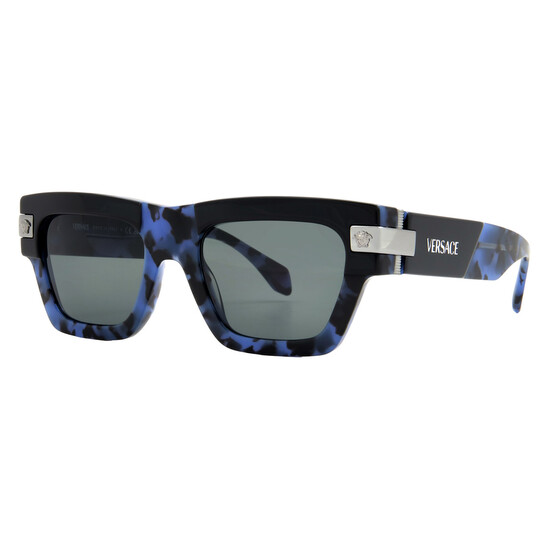 Versace Dark Grey Square Men's Sunglasses VE4464 545887 52 ...