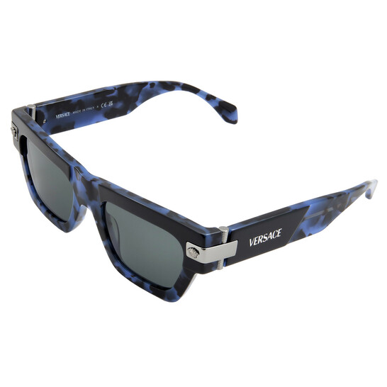 Versace Dark Grey Square Men's Sunglasses VE4464 545887 52 ...