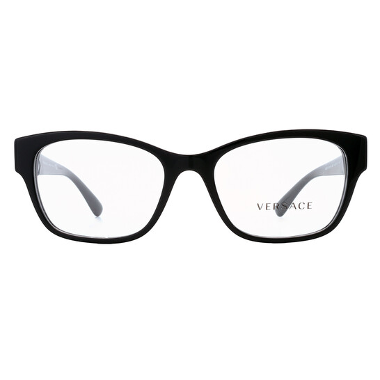 Versace Demo Rectangular Men's Eyeglasses VE3306 GB1 52 8056597524353 ...