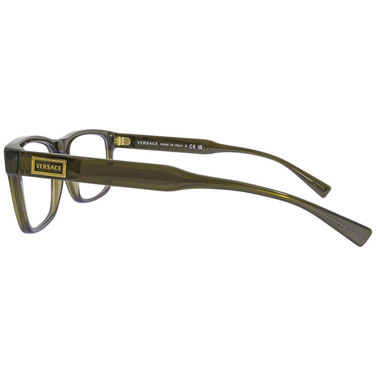 Versace Demo Square Men's Eyeglasses VE3277 200 55 8056597118118 ...