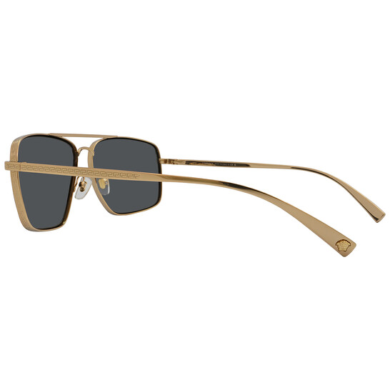 Versace Gray Square Men's Sunglasses VE2216 100287 61 8056597117241 ...