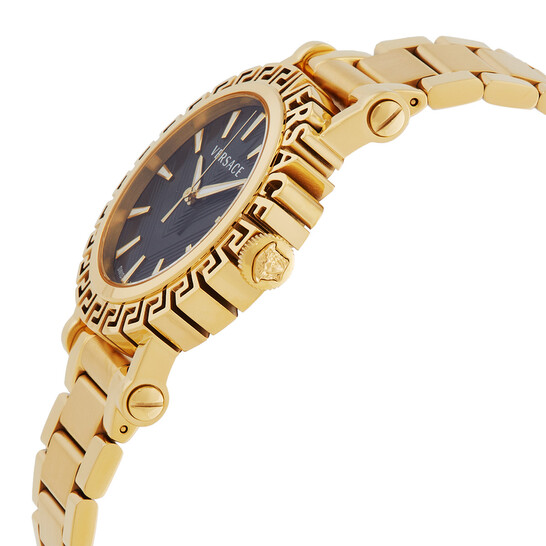 Versace Greca Glam Quartz Black Dial Men's Watch VE6D00323 - Watches ...