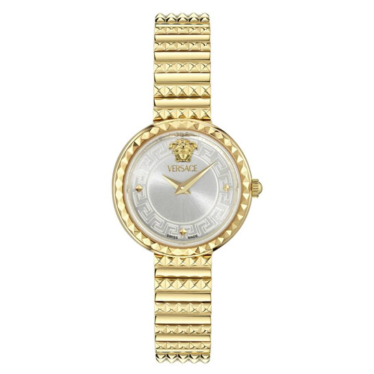 Versace Greca Goddess Petite Quartz Silver Dial Ladies Watch VEDFA0324 ...