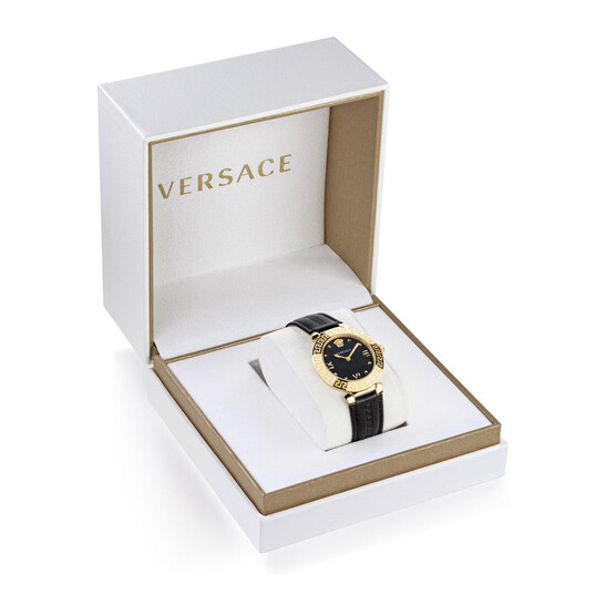 Versace Greca Icon Black Dial Ladies Watch VEZ600221 195768361576 ...