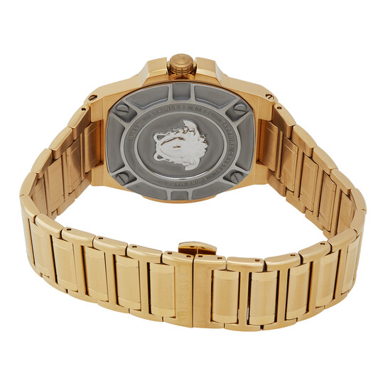 Versace Greca Reaction Quartz Black Dial Men's Watch VE3I00522 ...