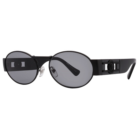 Versace Grey Oval Unisex Sunglasses VE2264 1261/1 56 8056597922388 ...