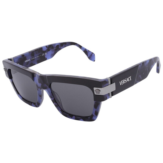 Versace Grey Square Men's Sunglasses VE4464 545887 55 8056262017203 ...