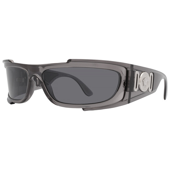 Versace Grey Wrap Men's Sunglasses VE4446 593/87 67 8056262275191 ...