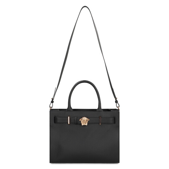 Versace Large Leather Tote Bag 1015537DVIT2T_1B00V 8054034045553 ...