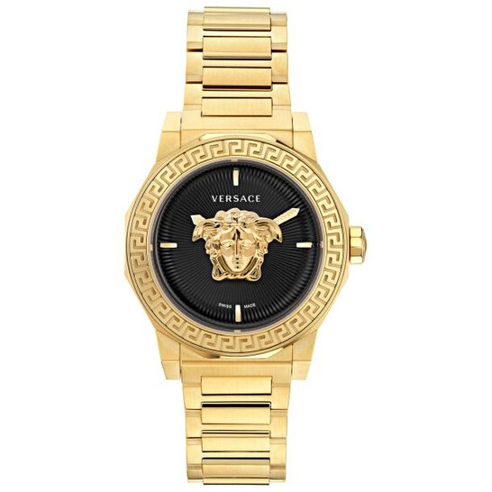 Versace Medusa Deco Quartz Black Dial Ladies Watch VE7B00623 ...