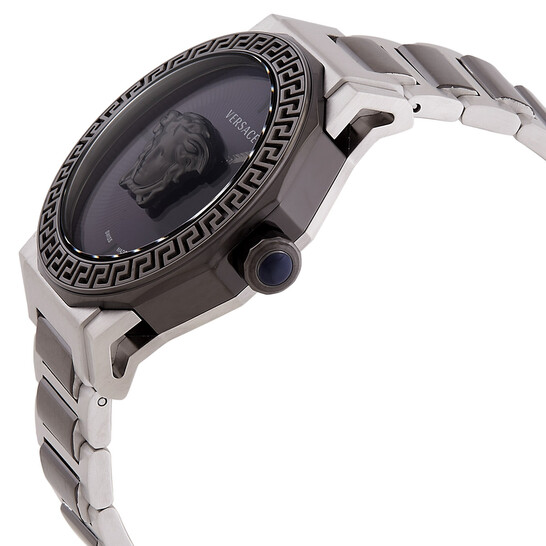 Versace Medusa Deco Quartz Purple Dial Ladies Watch VE7B00523 ...
