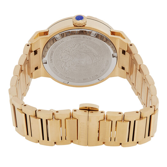 Versace Medusa Infinite Quartz Black Dial Ladies Watch VE3F00522 ...