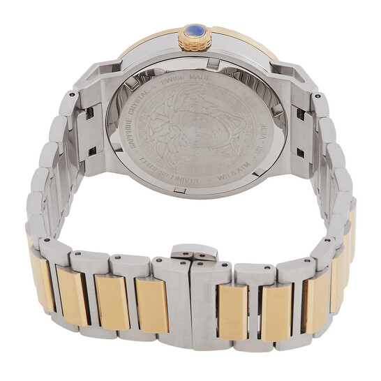 Versace Medusa Infinite Quartz Green Dial Two-Tone Ladies Watch ...