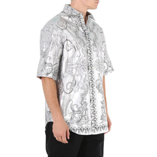 versace silk shirts men