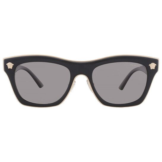 Versace Polarized Dark Grey Square Men's Sunglasses VE2272 GB1/81 53 ...