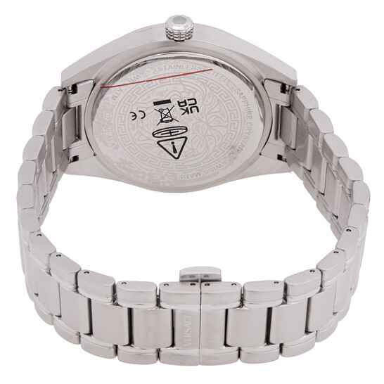 Versace V-Code GMT Quartz Blue Dial Men's Watch VEAFA0424 7630615166254 ...