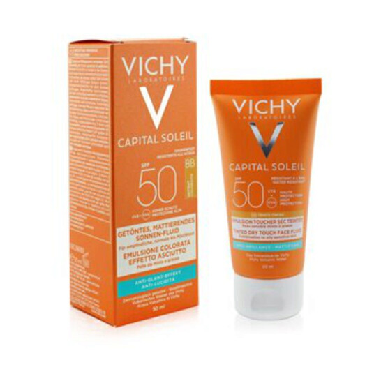 Vichy Ladies Capital Soleil Mattifying BB Tinted Face Fluid Dry Touch ...