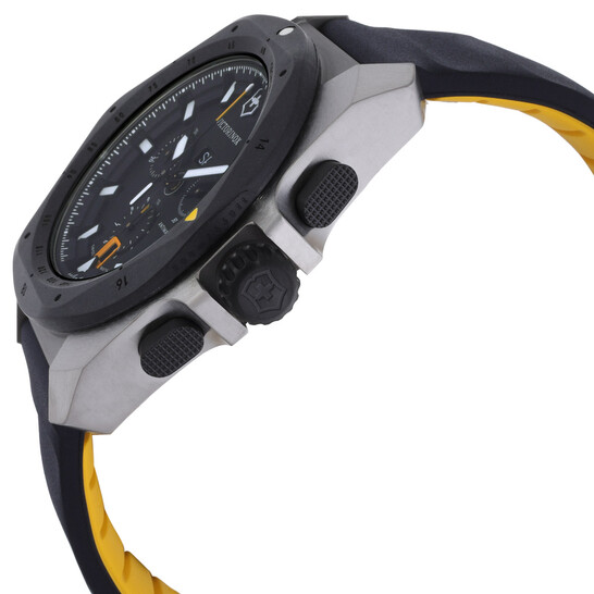 Victorinox I.N.O.X. Chronograph Quartz Black Dial Men's Watch 242011 ...