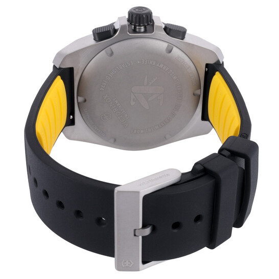 Victorinox I.N.O.X. Chronograph Quartz Black Dial Men's Watch 242011 ...